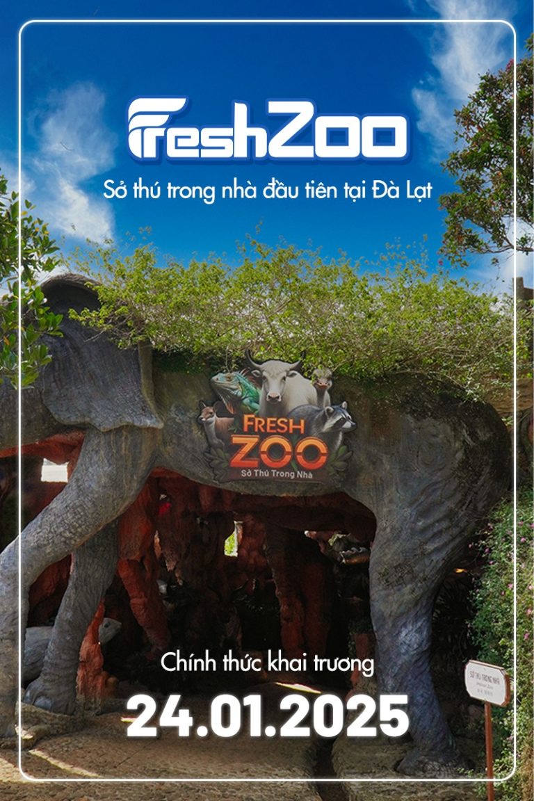 Fresh Zoo - sở thú trong nhà độc lạ Đà Lạt ra mắt 2025